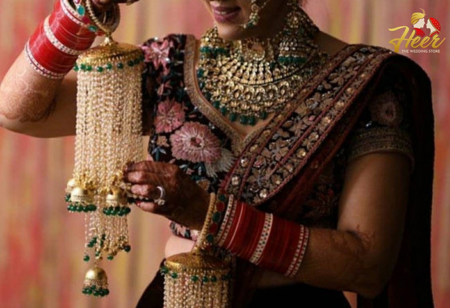 Golden Pearl Punjabi Kaleere Kalira Kaleera Wedding | Etsy