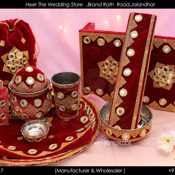 Punjabi Wedding Maiyan Set - Etsy