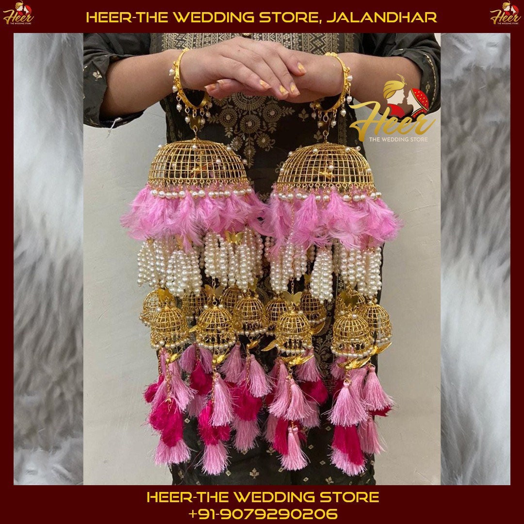 Buy Pink Color Kalire For Bride Wedding-kalire For Haldi Online In ...