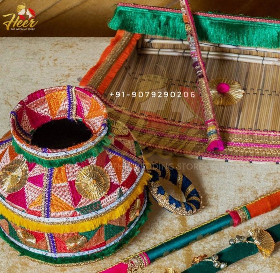 Satrangi Jaago Essentials, Jaggo With Chaaj Sticks by Heer, Chaj With ...