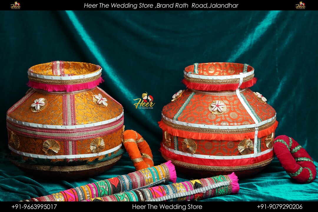 Phulkari Jaggo Essentials, Jaggo mit Danda, Binnu, Chajj, Jago ...