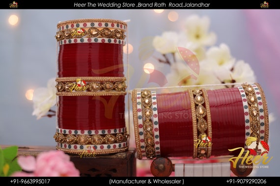 Traditional Antique Mehndi Punjabi Wedding Chooda Choora - Etsy