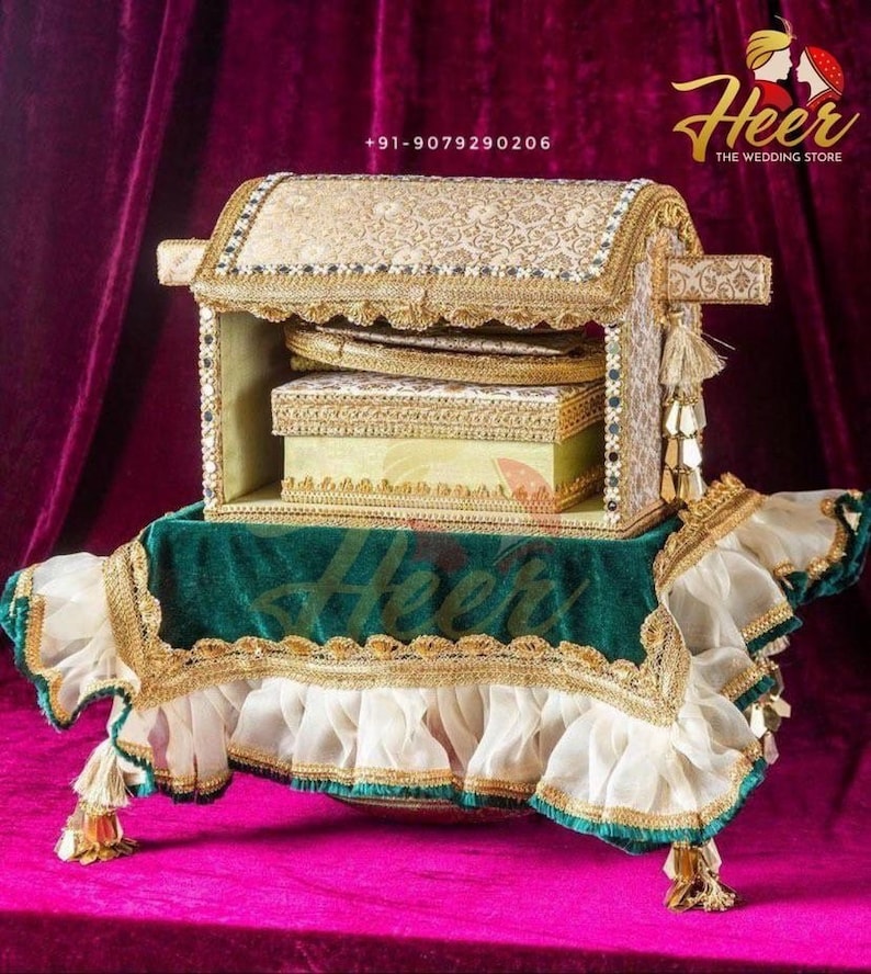 Buy Dholi Sahi Chithi Mithai Box Shagun Envelope Wedding Online in ...