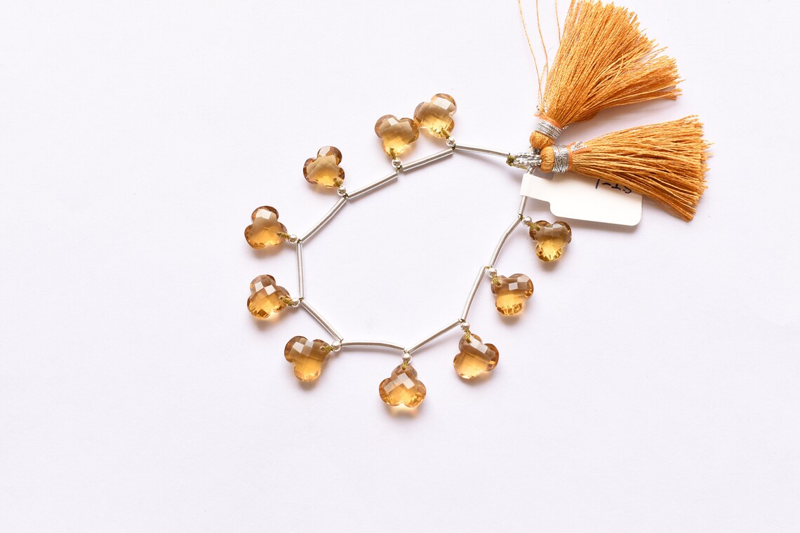 10 Pieces BEER QUARTZ CARVED Clubs Shape Natural Gemstone | Etsy