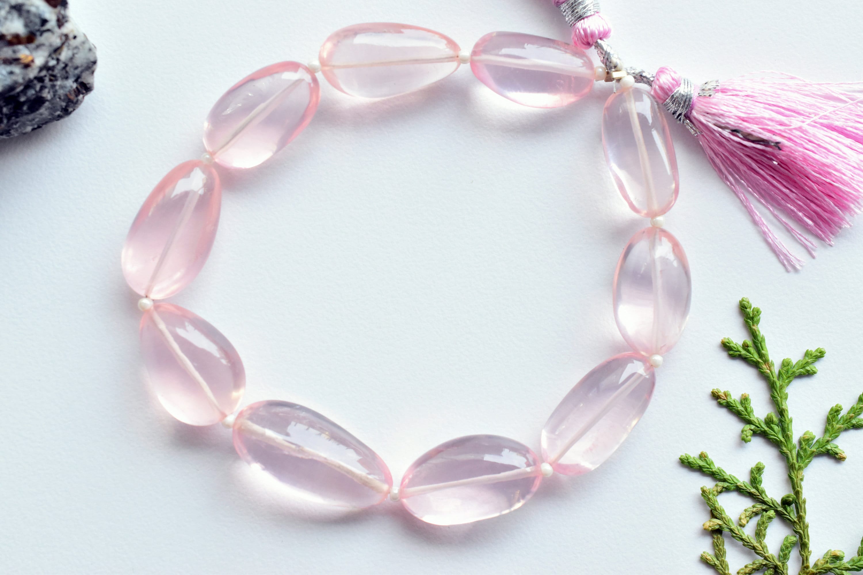 8 ROSE QUARTZ PLANE Smooth Tumble Shape Natural Gemstone - Etsy