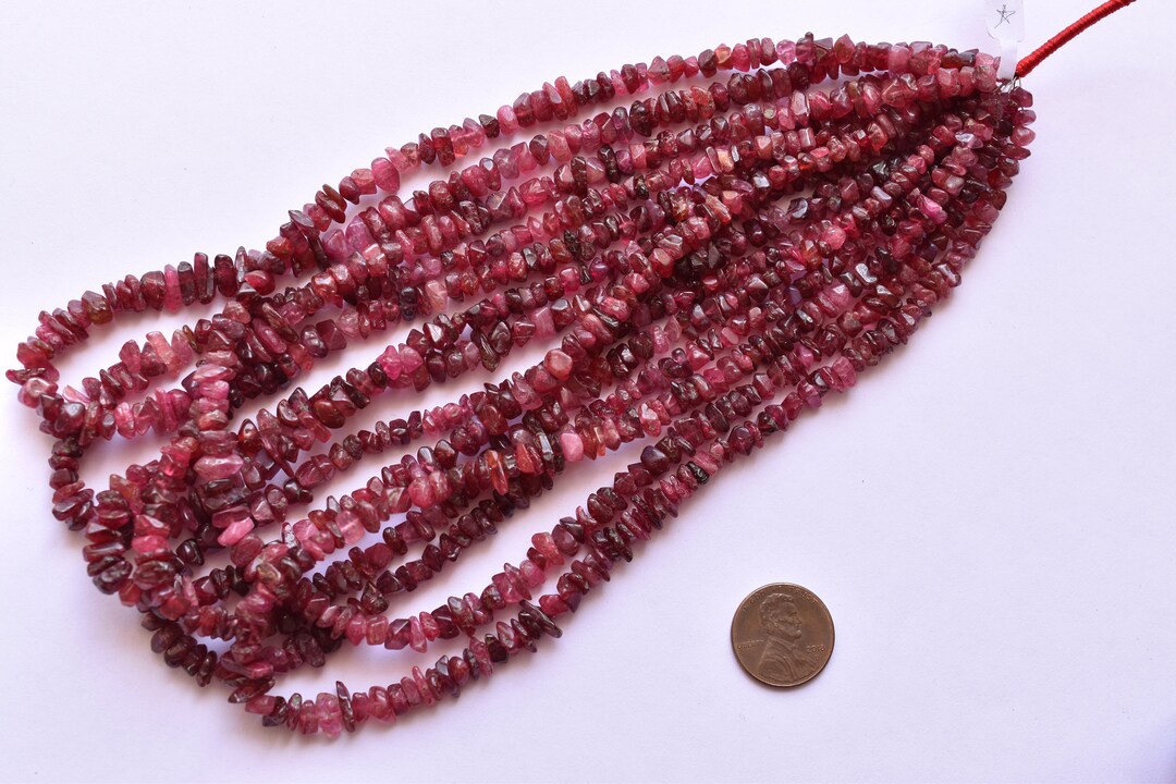 16 Inches RED SPINEL TUMBLE Shape Uncut Natural Gemstone Rough Center ...