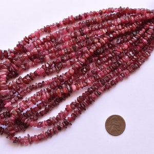 16 Inches RED SPINEL TUMBLE Shape Uncut Natural Gemstone Rough Center ...