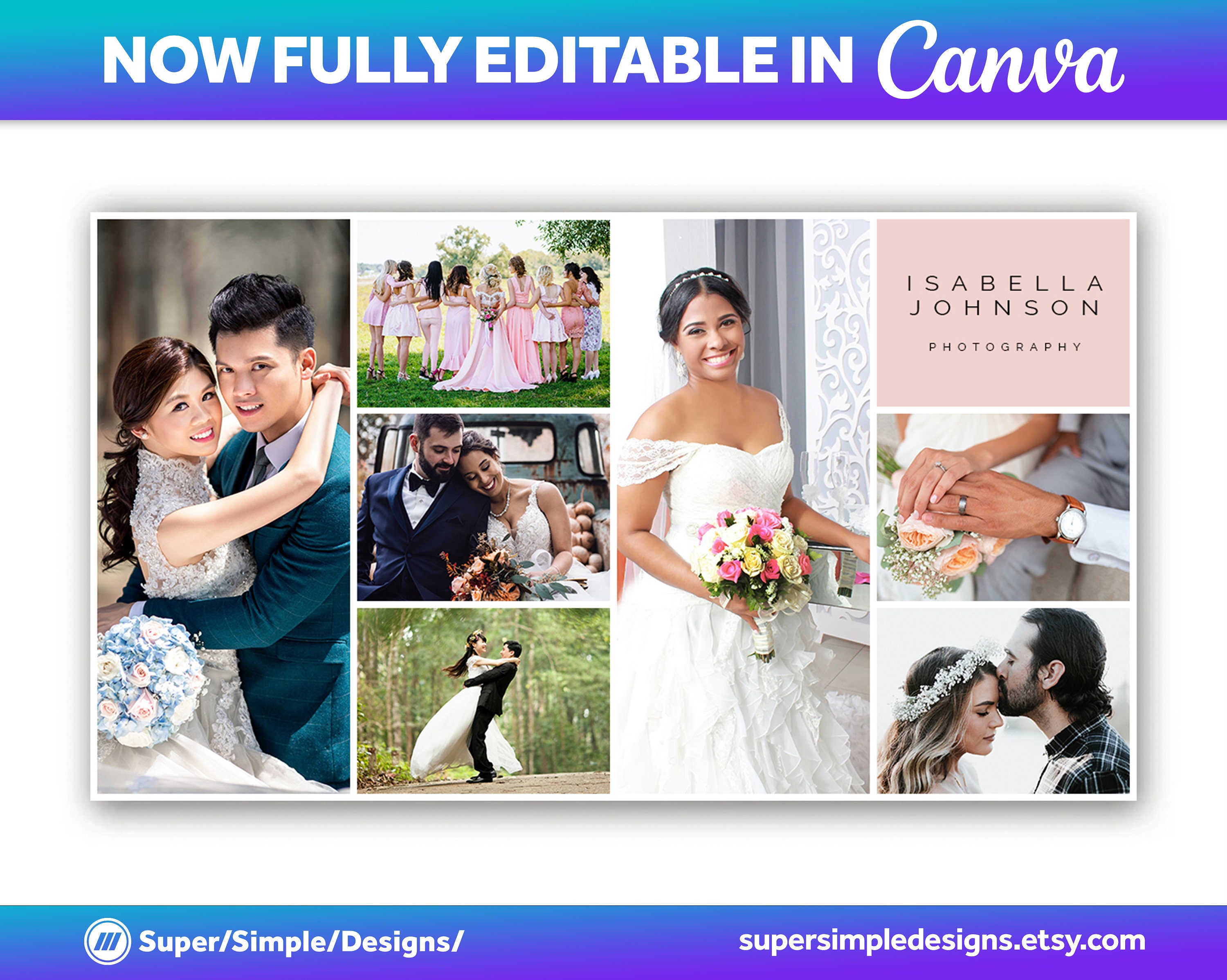 Canva Facebook Cover Photo Template for Photographers Desktop & Mobile ...