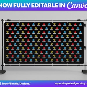 Canva Step and Repeat Backdrop Templates in 12 Designs & 10 Template ...