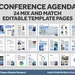 Conference Agenda Template for Pages, Word and Indesign 24 Fully ...