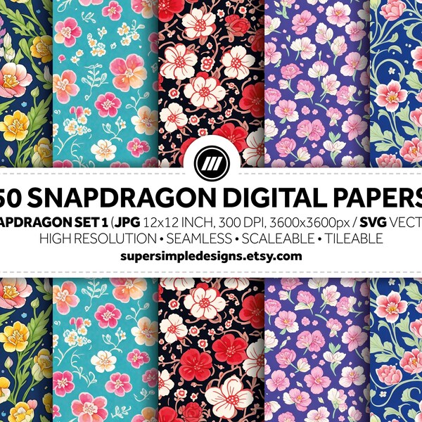 Snapdragon Svg - Etsy