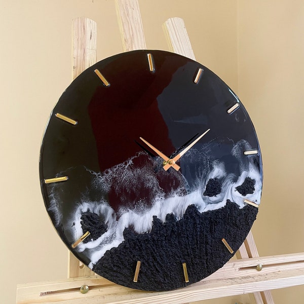 Epoxy Wall Clock - Etsy