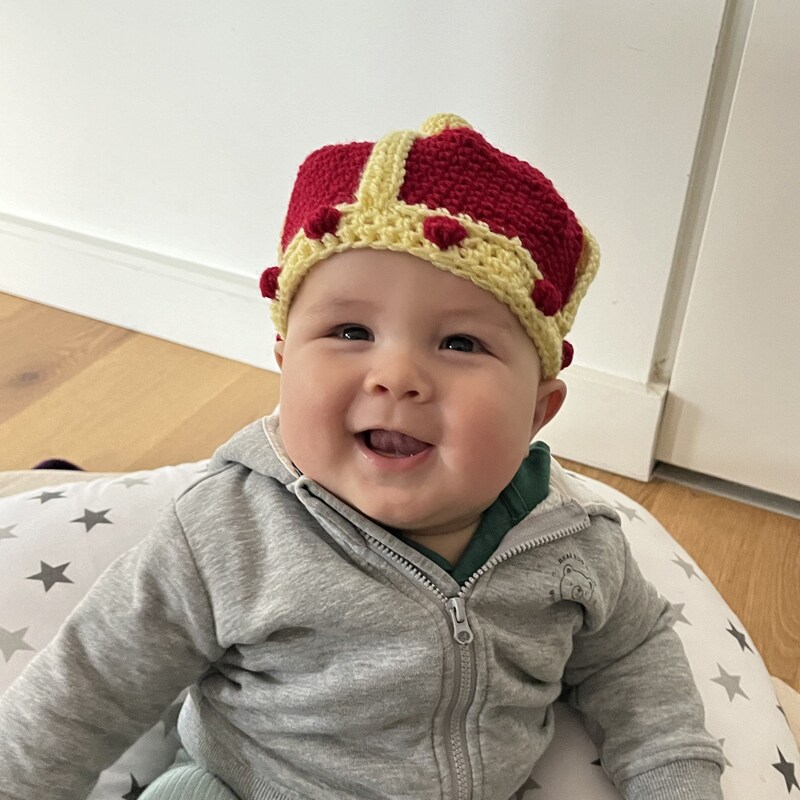 Baby King Crown - Etsy
