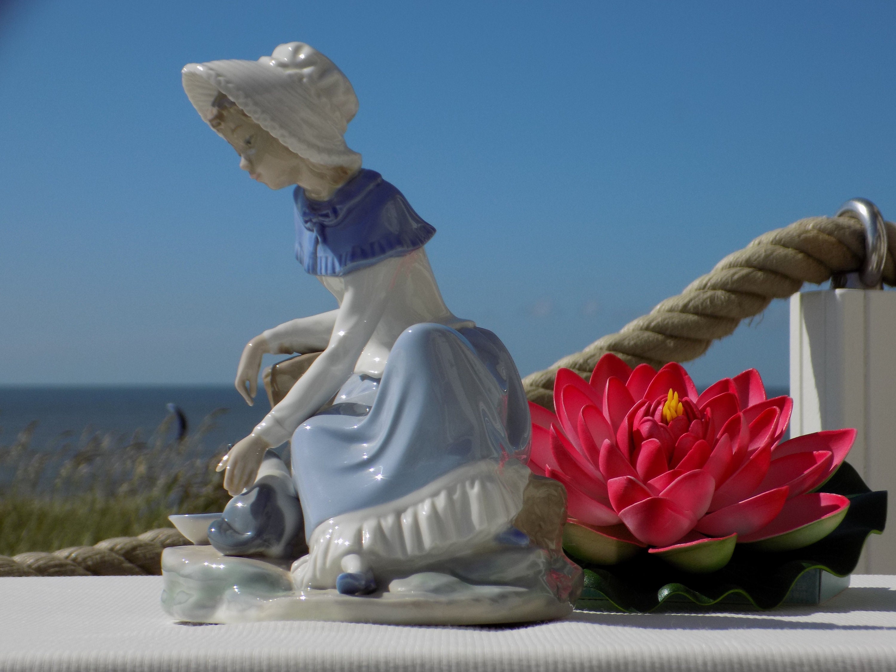 NAO BY LLADRÓ Milk for the Cat Figurine.nao #284.collectable Nao by ...