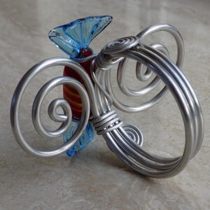 GLASS CANDY NAPKIN Holders.vintage Dary Rees.glass Candy Gift.glas Slik ...