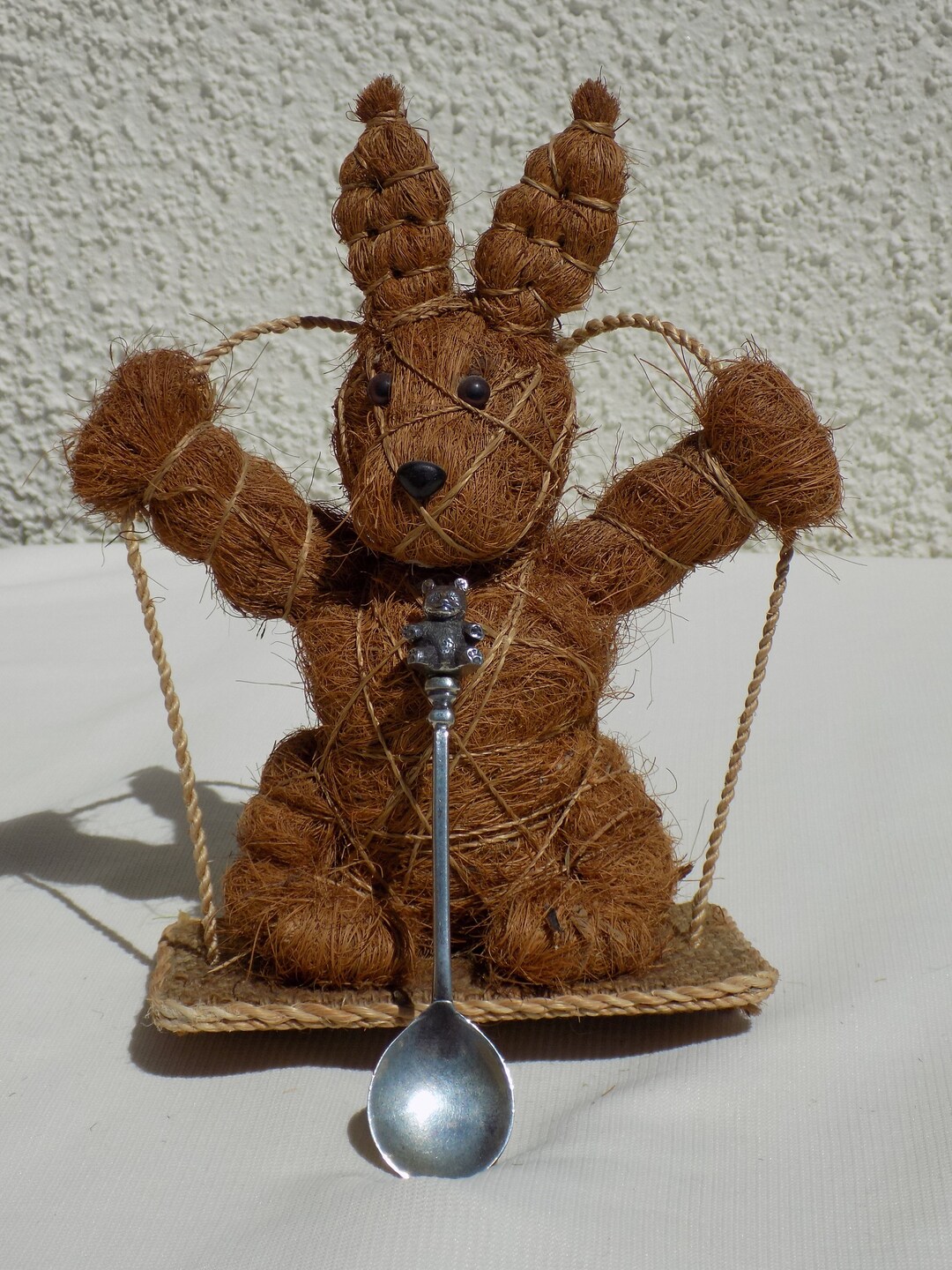 TEDDY BEAR Spoon.vintage Pewter Spoon Teddy.lepel Tin Met Teddybeer ...