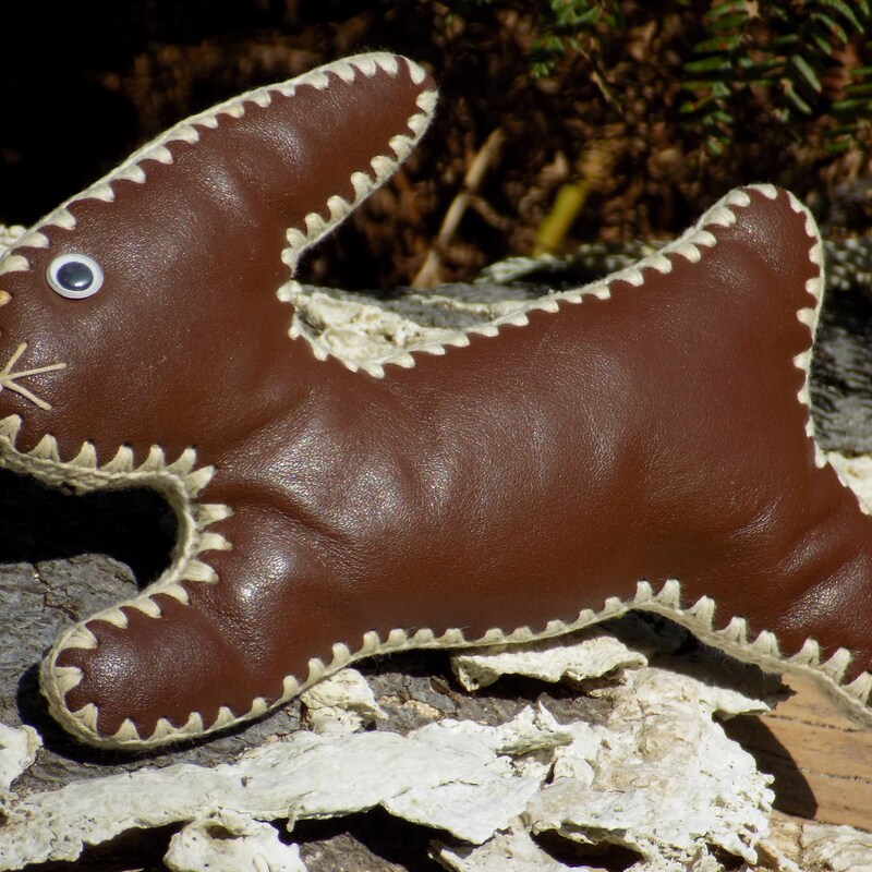 Leather Stuffed Animal - Etsy