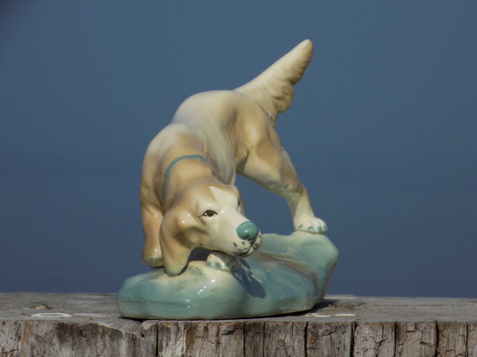 KK 1888 CERAMIC DOG Figurine.Art Deco English Setter.Viennese | Etsy