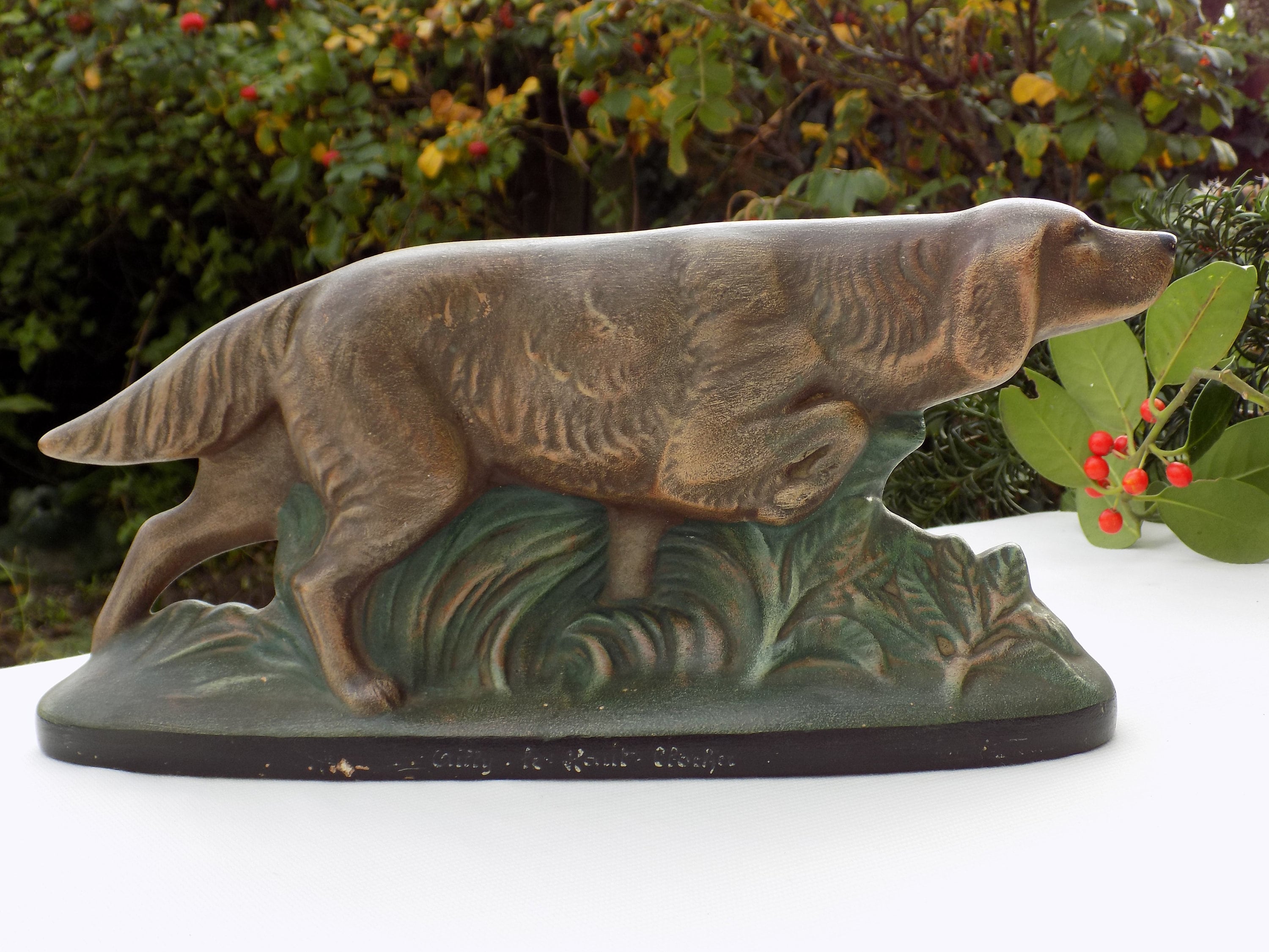 IRISH SETTER CERAMIC Art Deco Piggy Bank.Red Irish Setter | Etsy