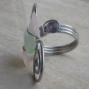 GLASS CANDY NAPKIN Holders.vintage Dary Rees.glass Candy Gift.glas Slik ...