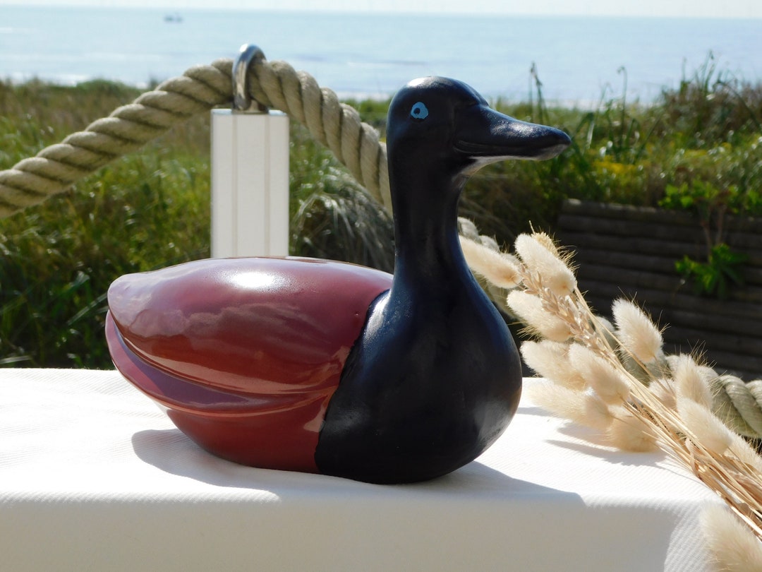BELLINI ITALY DUCK Figurine.famous Italian Animal Pottery.ceramic Duck ...
