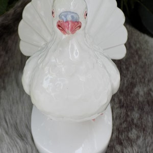 VINTAGE CERAMIC PIGEON With Storage Place.vintage White Dove Planter ...