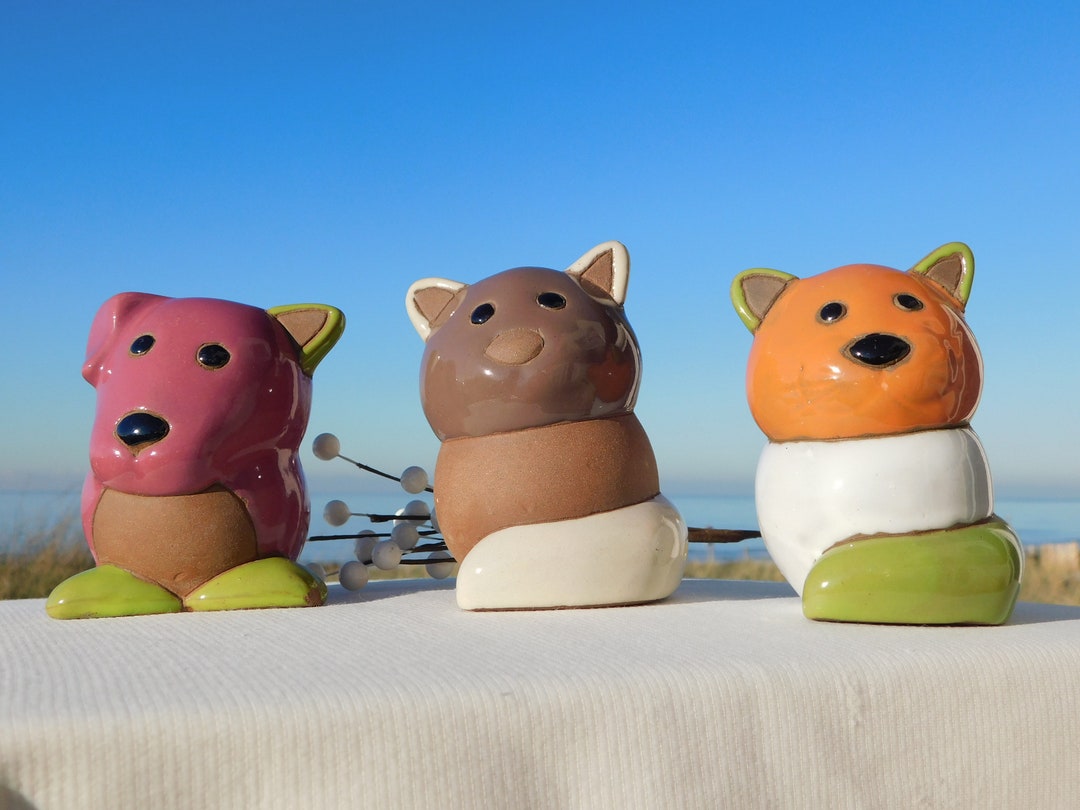 CATS AND DOG Figurines.cats&dog Figurines.figurine Chat Et Chien ...