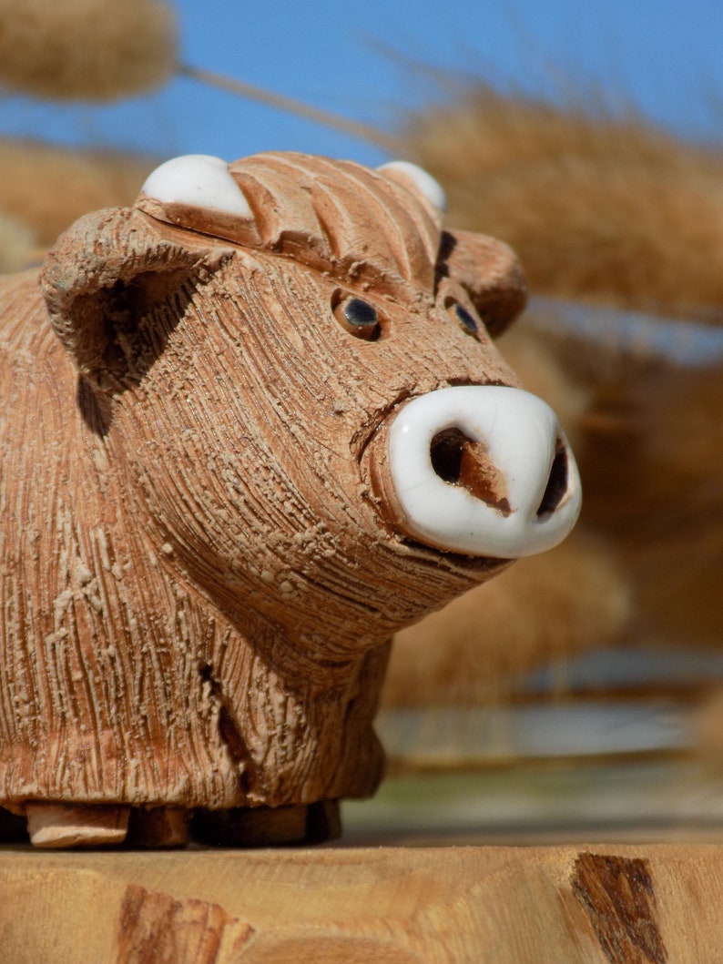 VINTAGE ARTESANIA RINCONADA Hand Made in Uruguay Ceramic Bull - Etsy