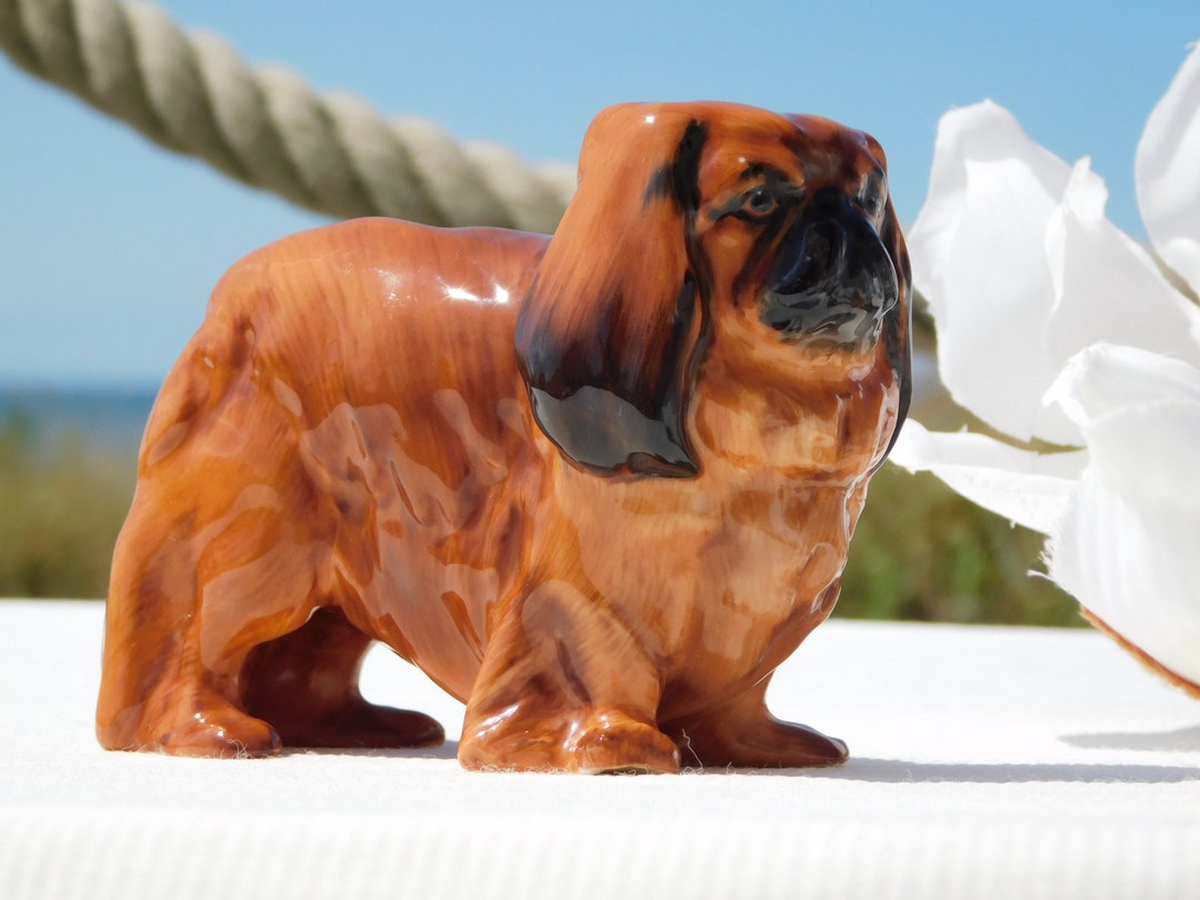ROYAL DOULTON BEIJING DOG Figurine.vintage Pekingese Dog.peking ...
