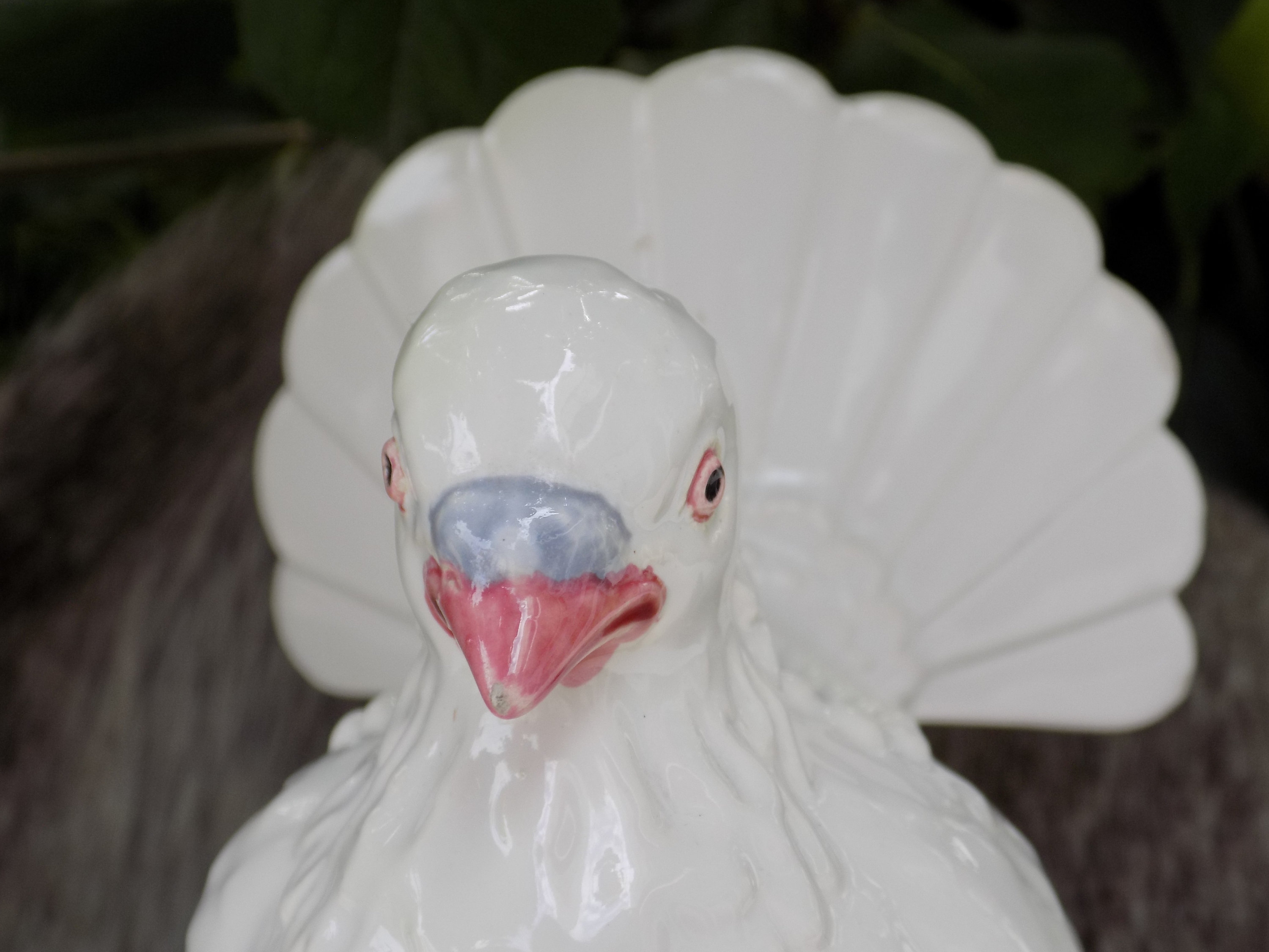 VINTAGE CERAMIC PIGEON With Storage Place.vintage White Dove | Etsy