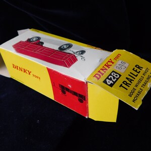 DINKY TOYS 428 Trailer.dinky Diecast Scale Model in Original Box ...