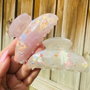 Rhinestone Mouse Claw Clips - Etsy