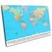 School World Atlas Maps Flags Canvas Art Print Box Framed Picture Wall ...