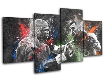 Floyd Mayweather Vs Manny Pacquiao Boxing Boxer Grunge | Etsy