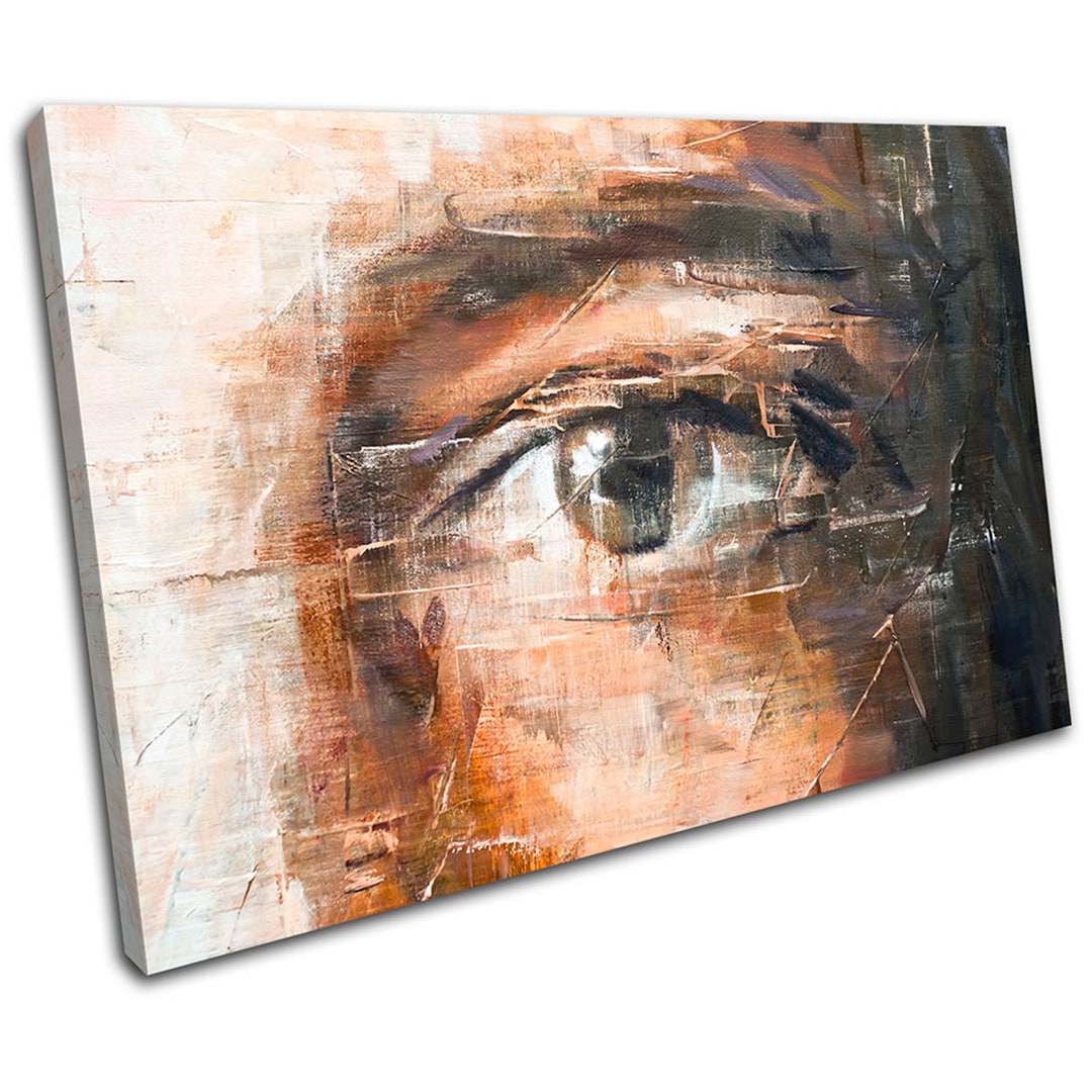 Painting Style Eye Surrealism Fantasy SINGLE Canvas Art Print Box ...
