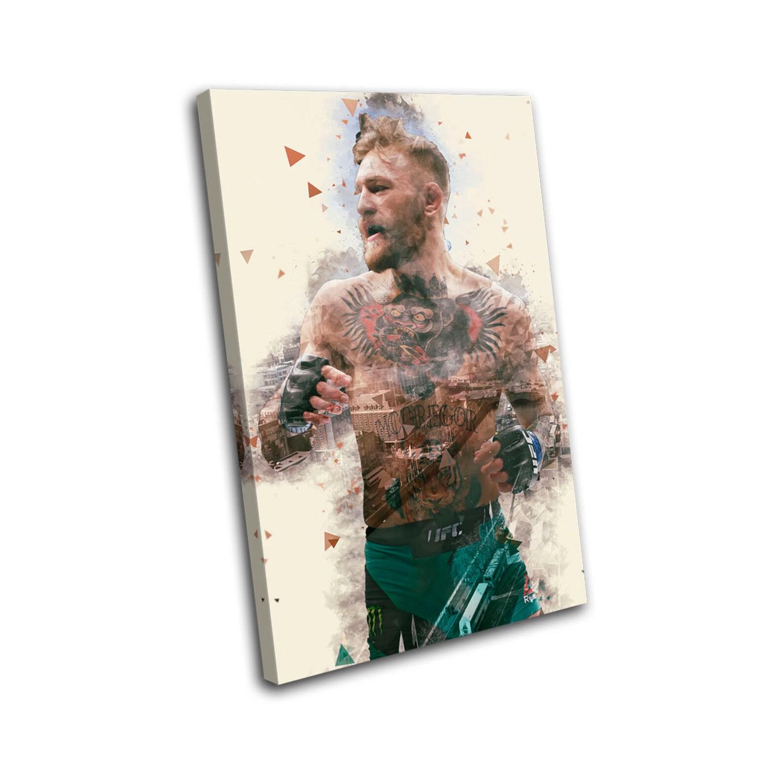 Conor Mcgregor Dublin UFC MMA Grunge Urban Sports Canvas Art - Etsy