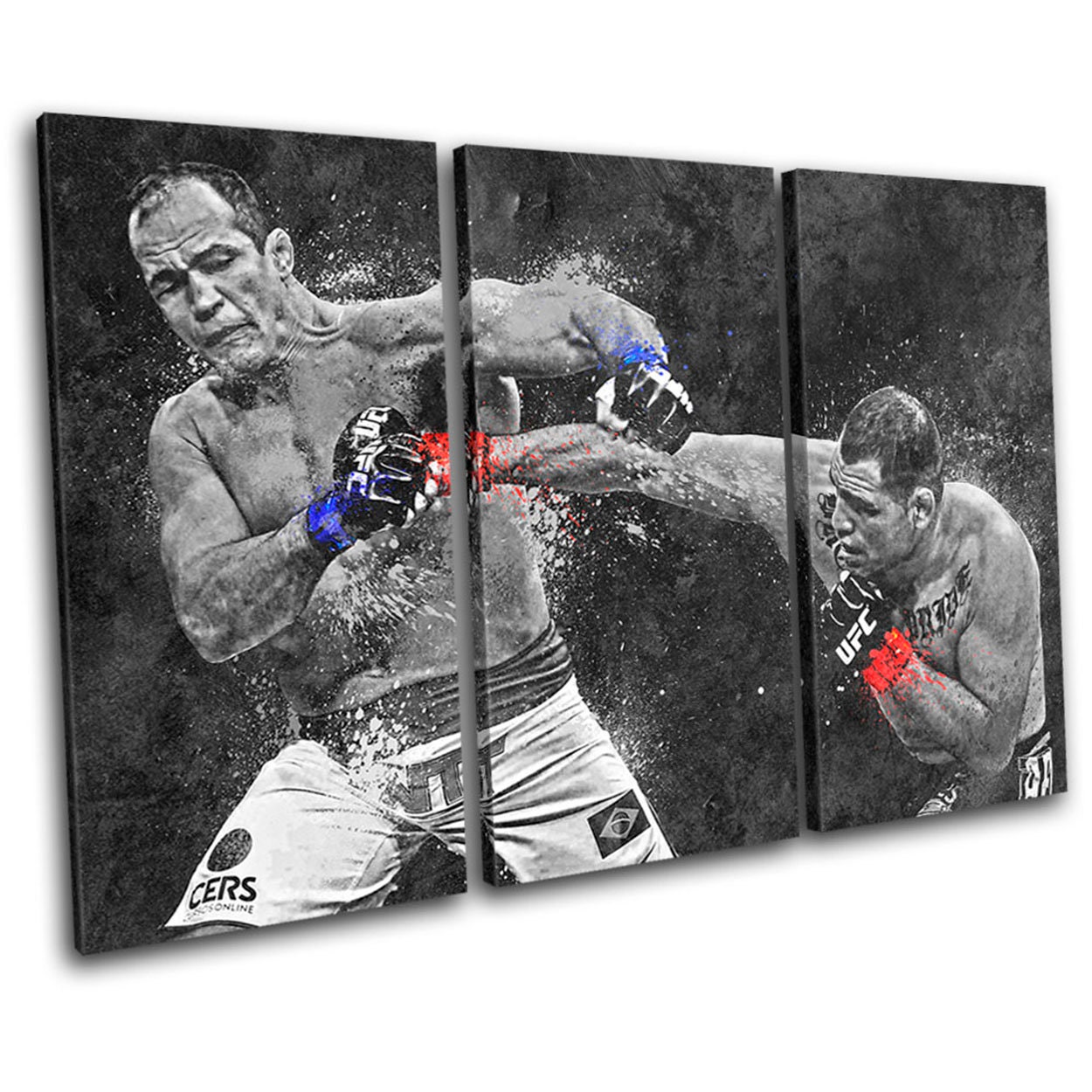 UFC Grunge cain velasquez Sports TREBLE Canvas Art Print Box - Etsy España