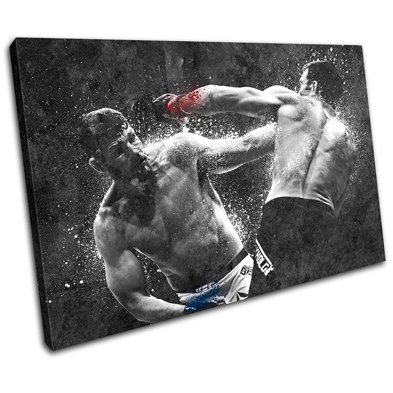 Michael Bisping UFC MMA Grunge Abstract Sports Canvas Art | Etsy