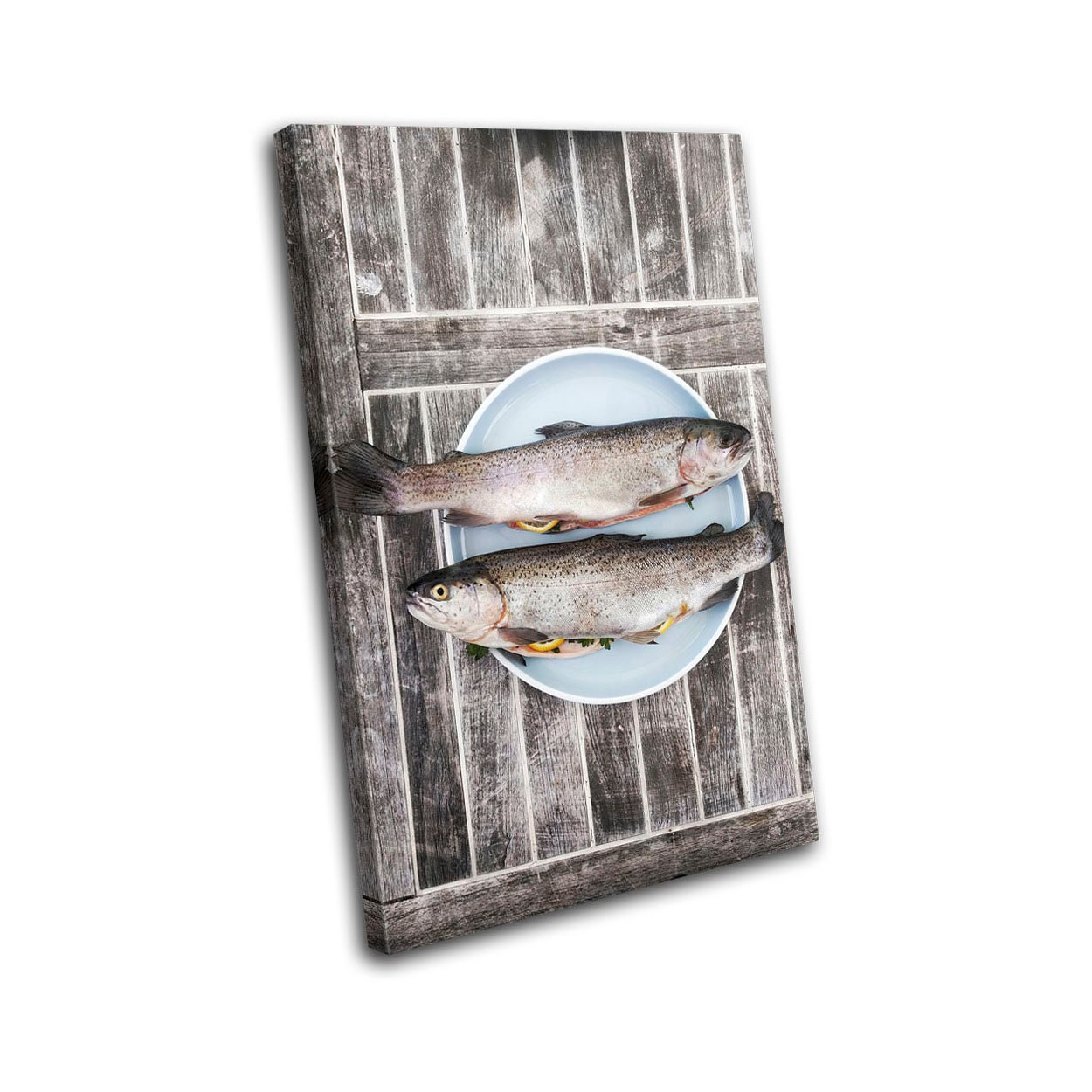 Fish Seafood Sea Fresh Food Kitchen SINGLE Canvas Art Print | Etsy