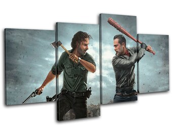 The Walking Dead Television Show TV Canvas Art Print Box | Etsy