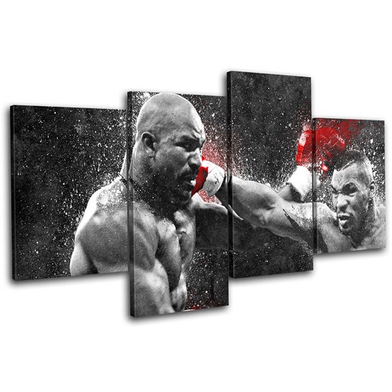 Evander Holyfield Ear On Canvas