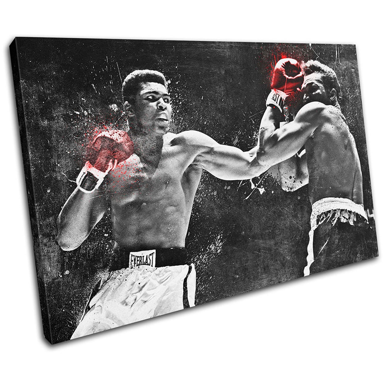 Muhammad Ali Boxing Canvas Art Print, Urban Grunge Wall Hanging - Etsy