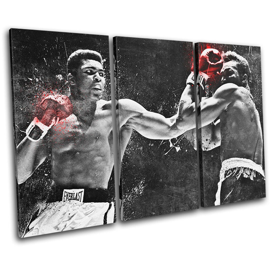 Muhammad Ali Boxing Canvas Art Print - Urban Sports Wall Decor - Etsy