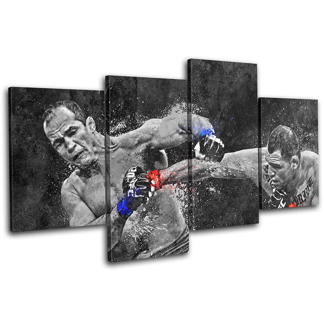 UFC Grunge Cain Velasquez Sports MULTI Canvas Art Print Box Framed ...