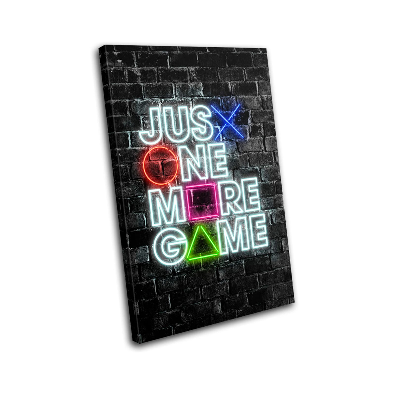 Playstation Neon Gamer Urban Gaming SINGLE Canvas Art Print - Etsy