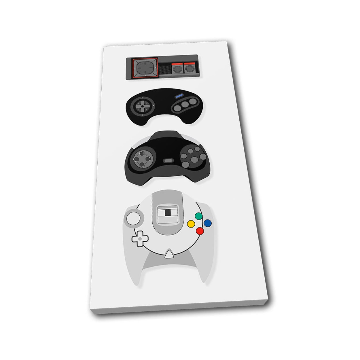 Retro Gaming Console Arcade Gaming SINGLE Canvas Art Print | Etsy