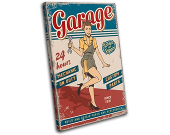 Garage Art Pin Up - Etsy