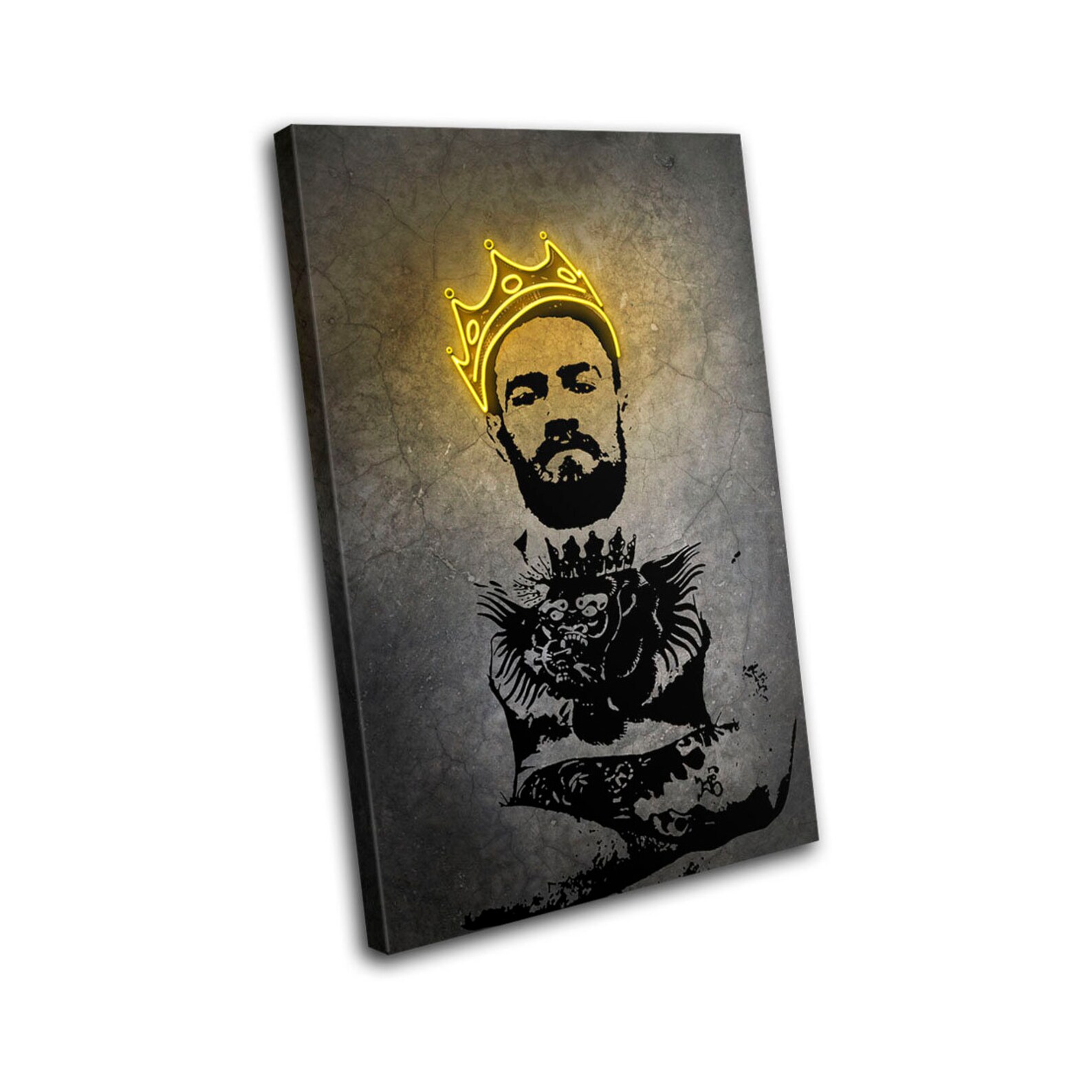Conor Mcgregor UFC Neon Grunge Sports SINGLE Canvas Art Print - Etsy