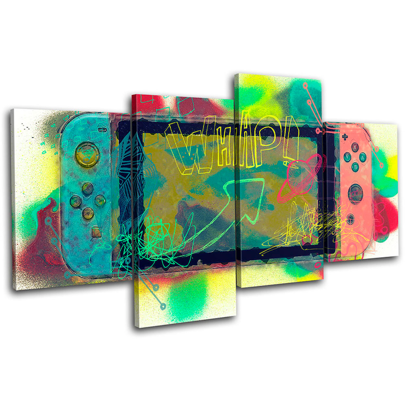 Nintendo Switch Graffiti Gamer Gaming MULTI Canvas Art Print - Etsy