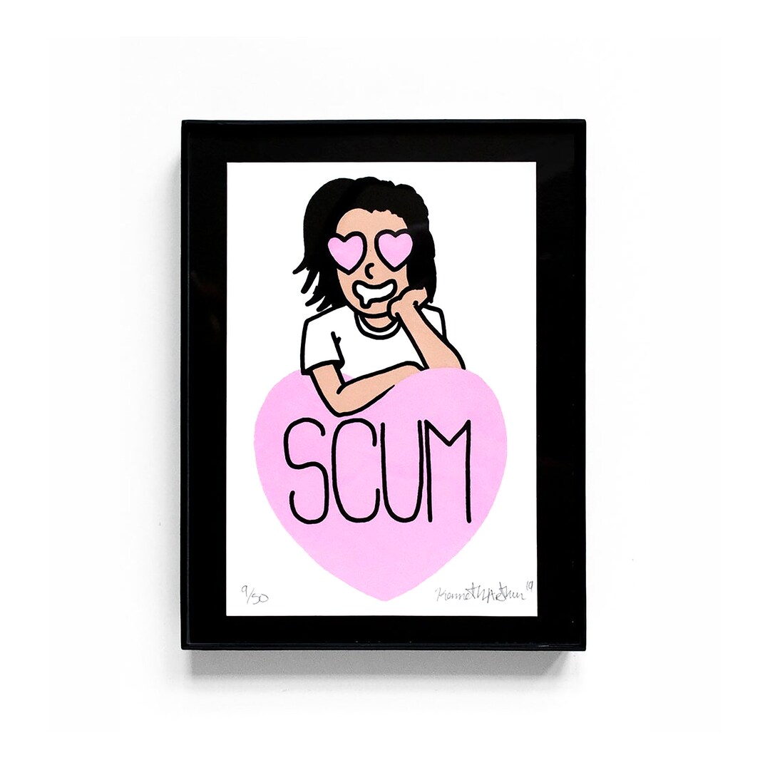 Scum Love Screen Print - Etsy